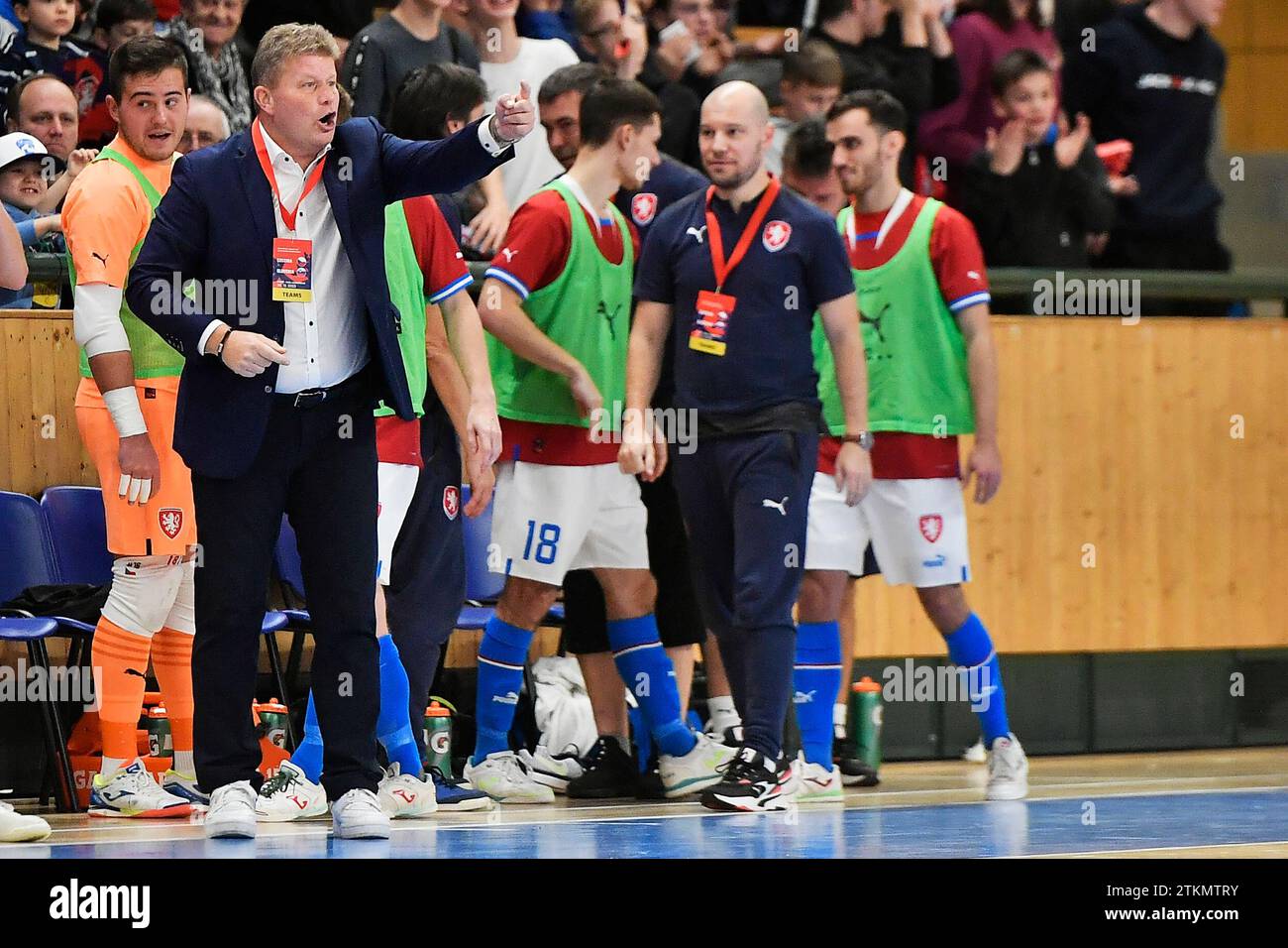 Pilsen, Czech Republic. 20th Dec, 2023. Czech coach Tomas Neumann, 2nd ...
