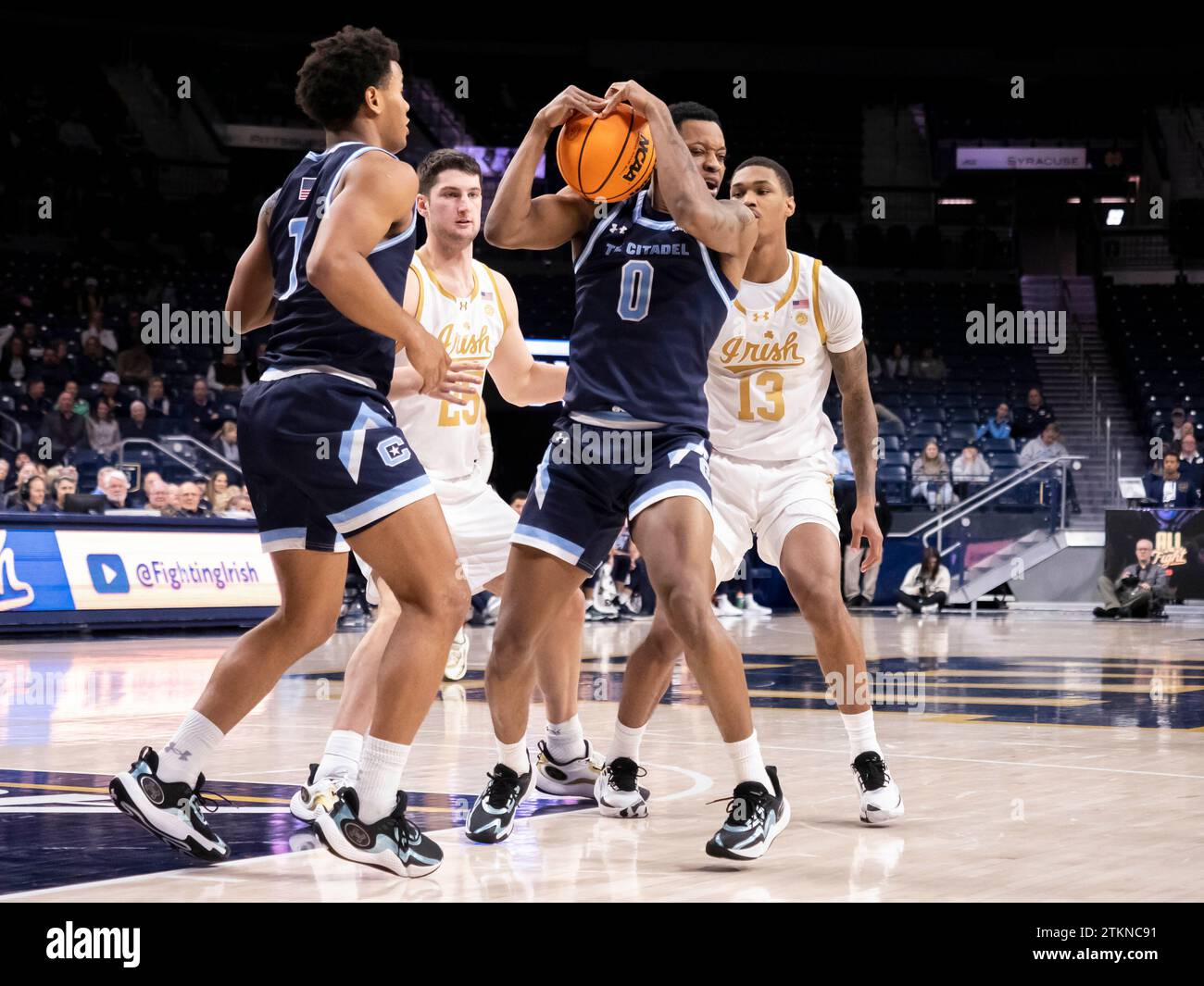SOUTH BEND, IN - DECEMBER 19: Citadel Bulldogs guard Marcus Pigram (0 ...