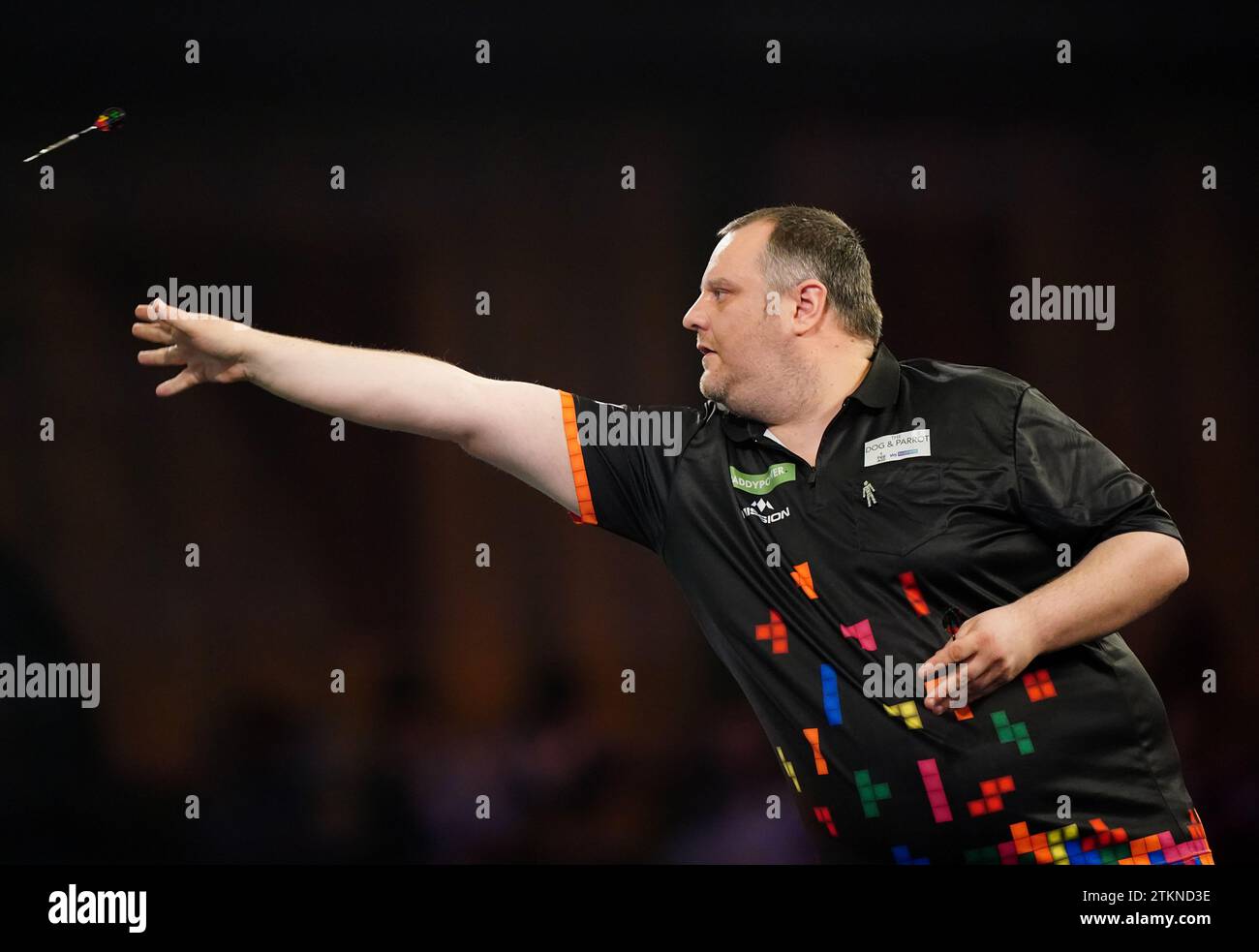 Alex Spellman in action against Ryan Joyce (not pictured) on day six of ...