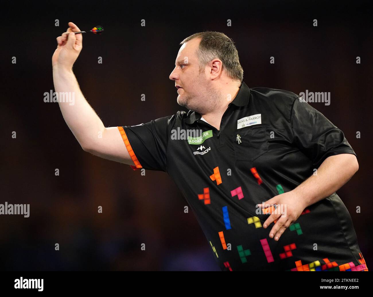 Alex Spellman in action against Ryan Joyce (not pictured) on day six of ...