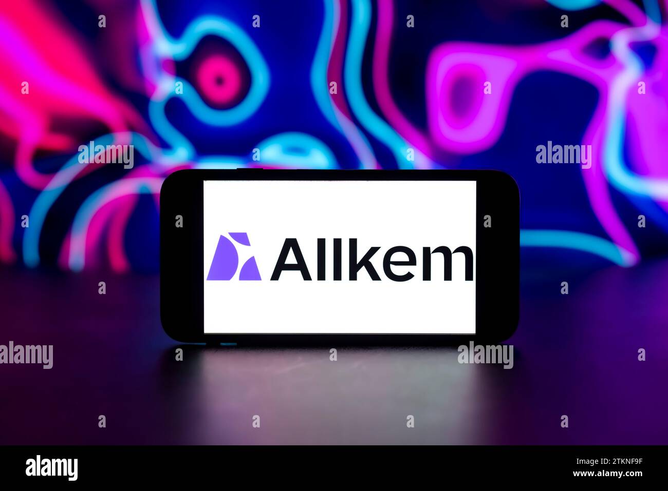 India. 20th Dec, 2023. In this photo illustration, the Allkem logo is ...