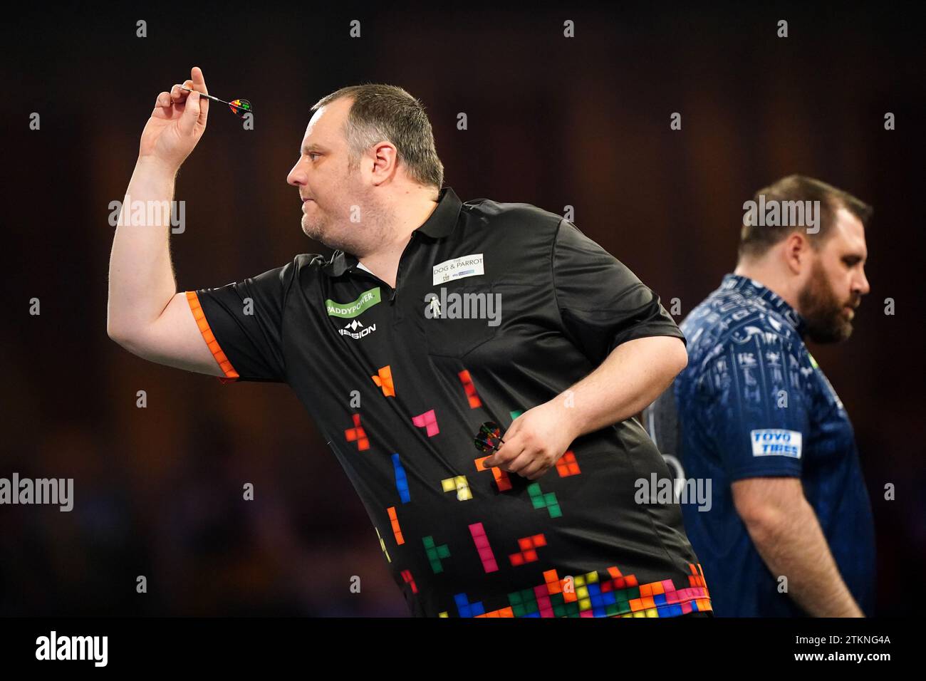 Alex Spellman in action against Ryan Joyce (not pictured) on day six of ...