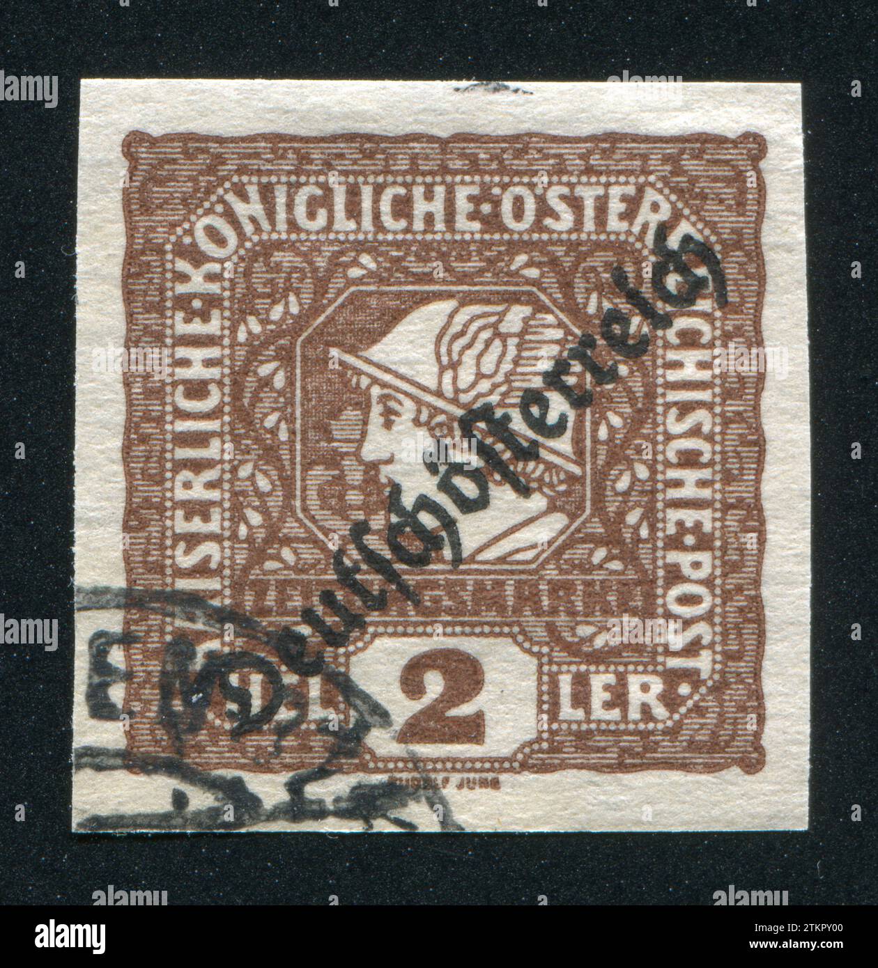 AUSTRIA - CIRCA 1908: stamp printed by Austria, shows Mercury, circa ...