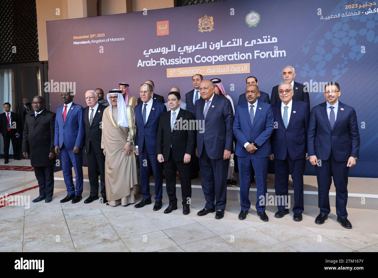 Marrakech, Morocco. 20th Dec, 2023. Delegates participating in the 6th ...
