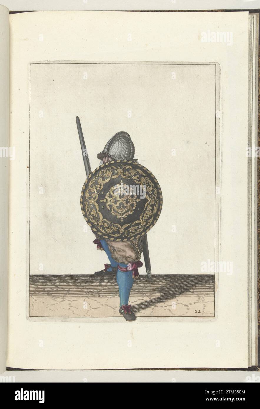 The exercise with shield and skewer: the soldier in a defensive ...