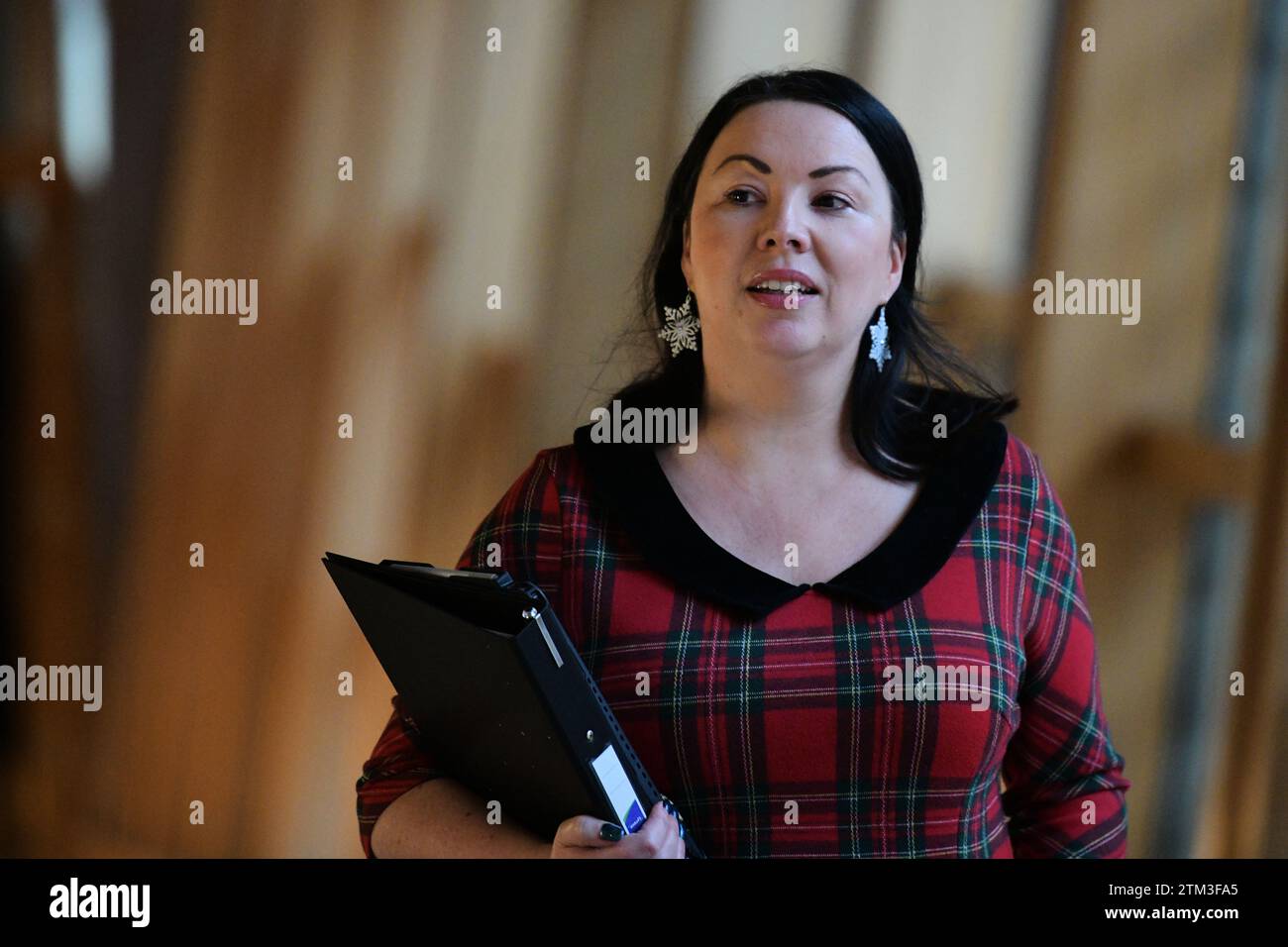 Edinburgh Scotland, UK 20 December 2023Monica Lennon MSP at The ...