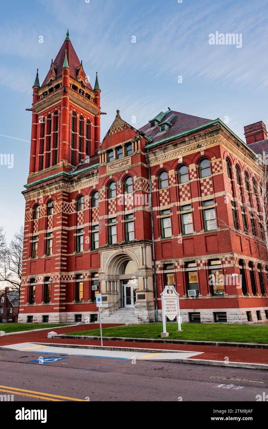Allegany County Courthouse, Cumberland Maryland USA Stock Photo - Alamy