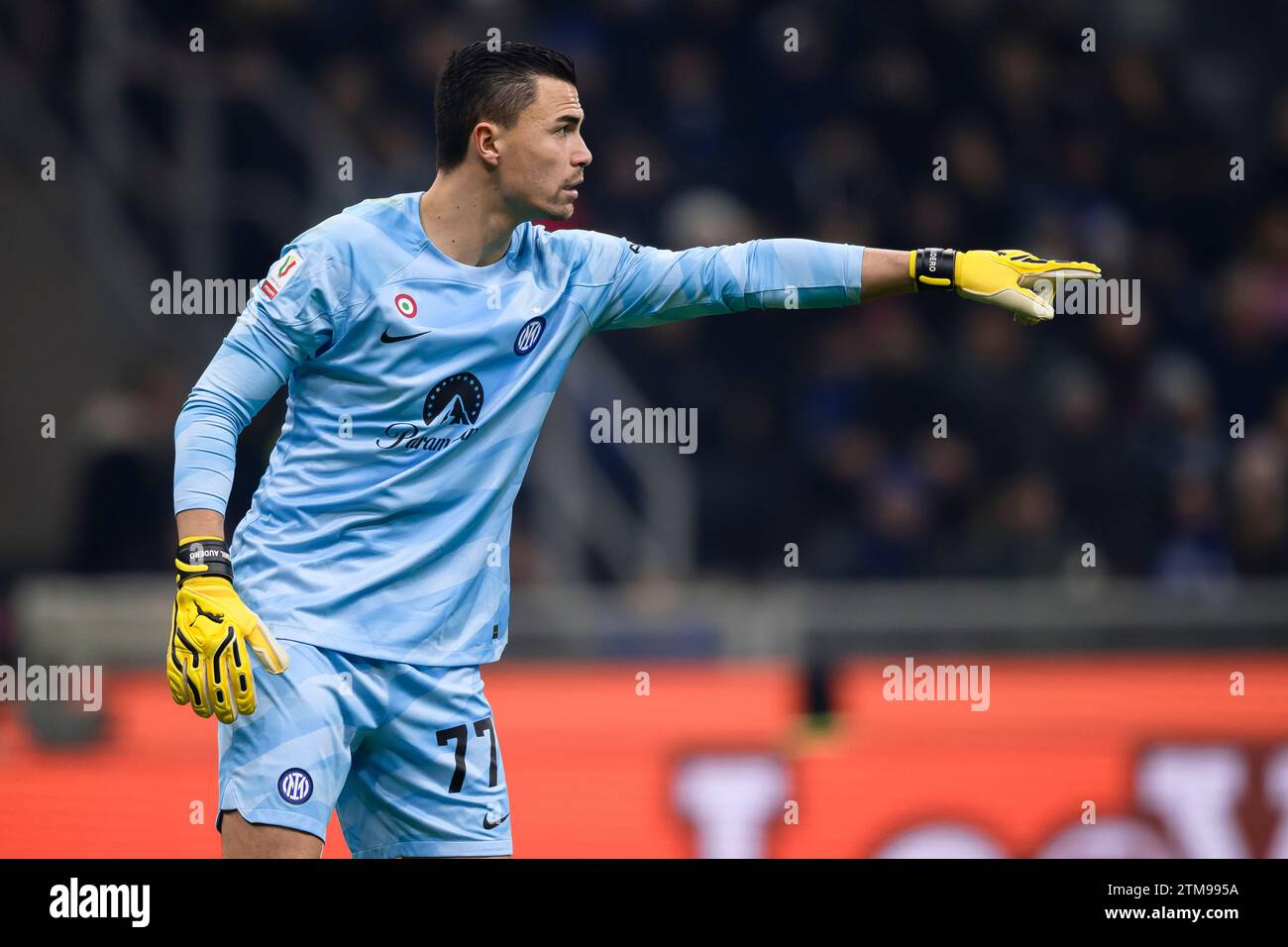 Milan, Italy. 20 December 2023. Emil Audero of FC Internazionale ...
