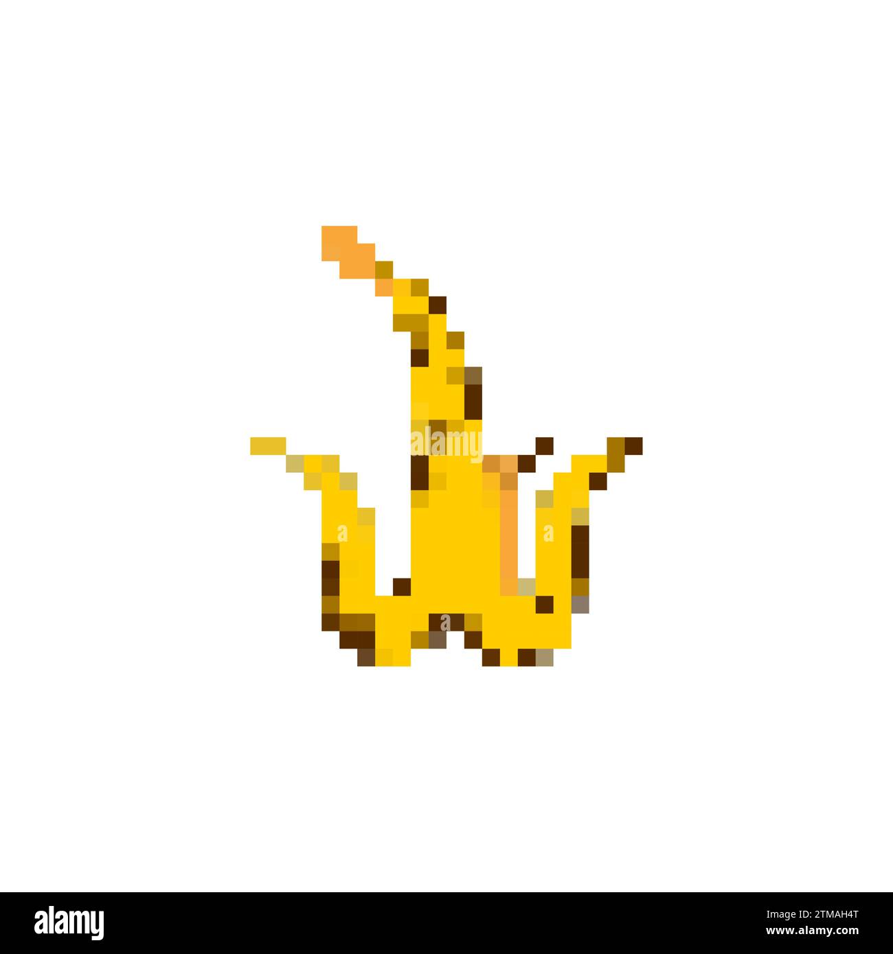 Banana peel Pixel art. 8 bit Old rotten banana peel Stock Vector Image ... Banana peel Pixel art. 8 bit Old rotten banana peel Stock Vector Image ...