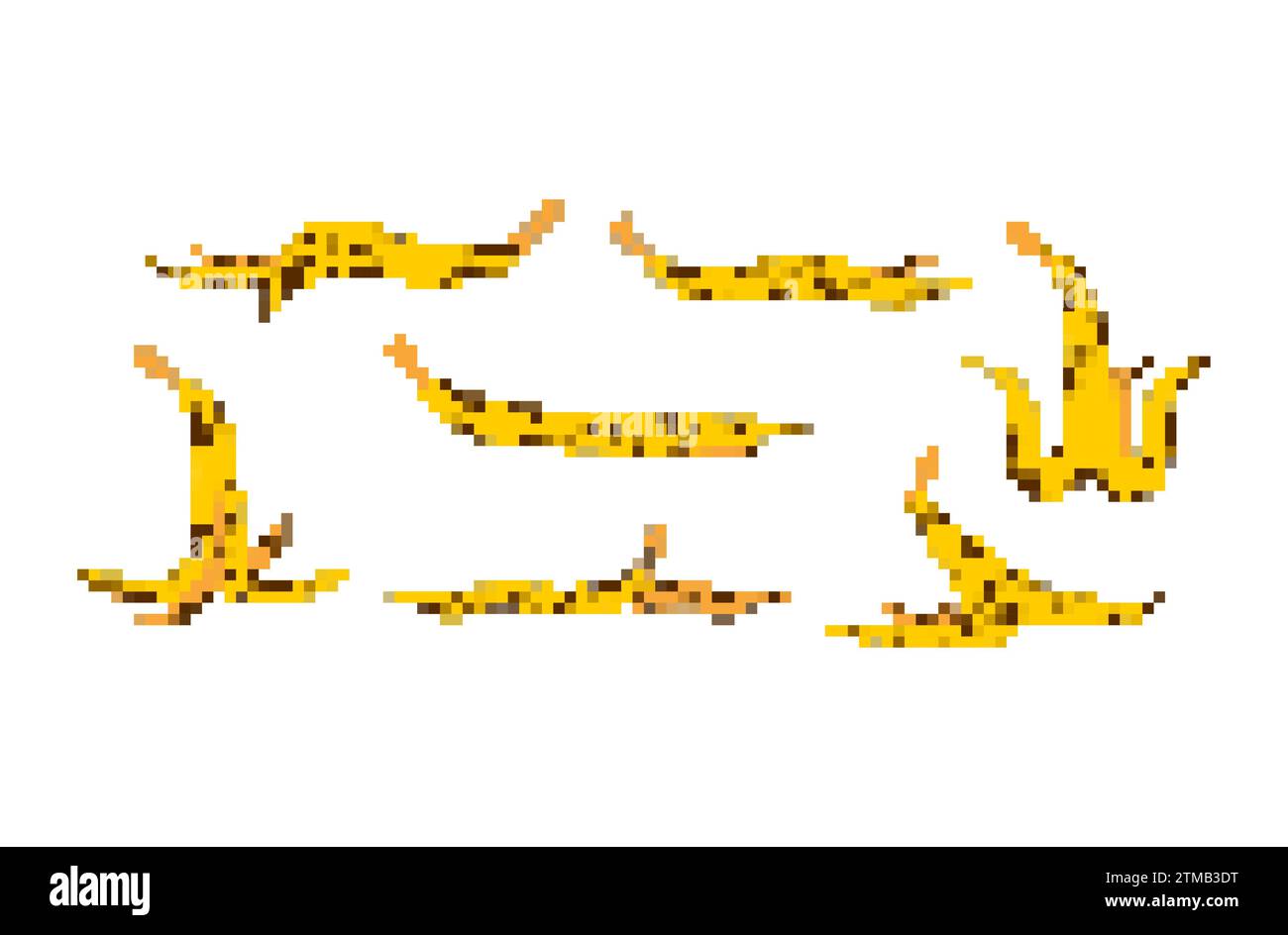 Banana peel Pixel art. 8 bit Old rotten banana peel Stock Vector Image ... Banana peel Pixel art. 8 bit Old rotten banana peel Stock Vector Image ...