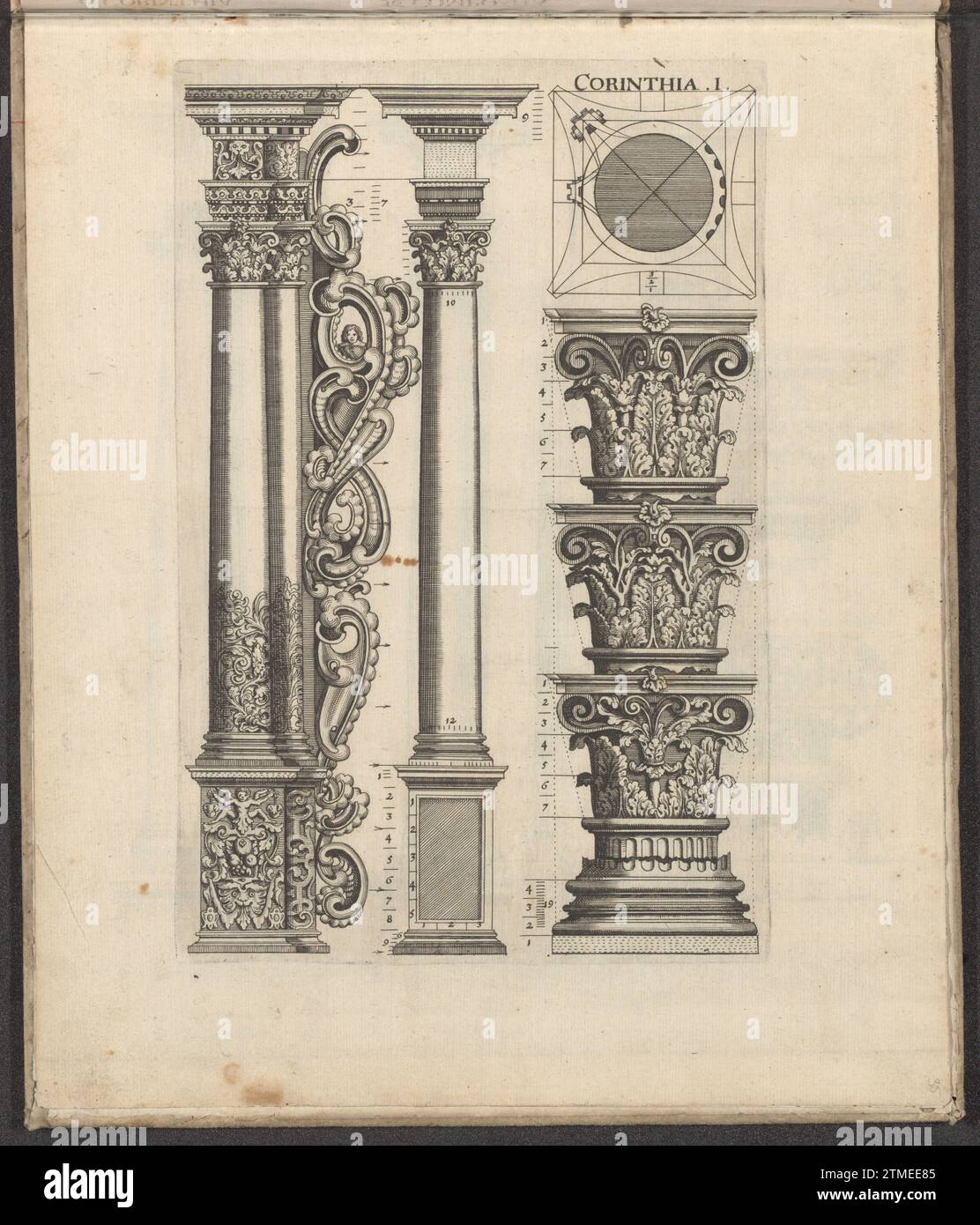 Columns and capitals of the Corinthian Order, 1630 - 1685 Columns and ...