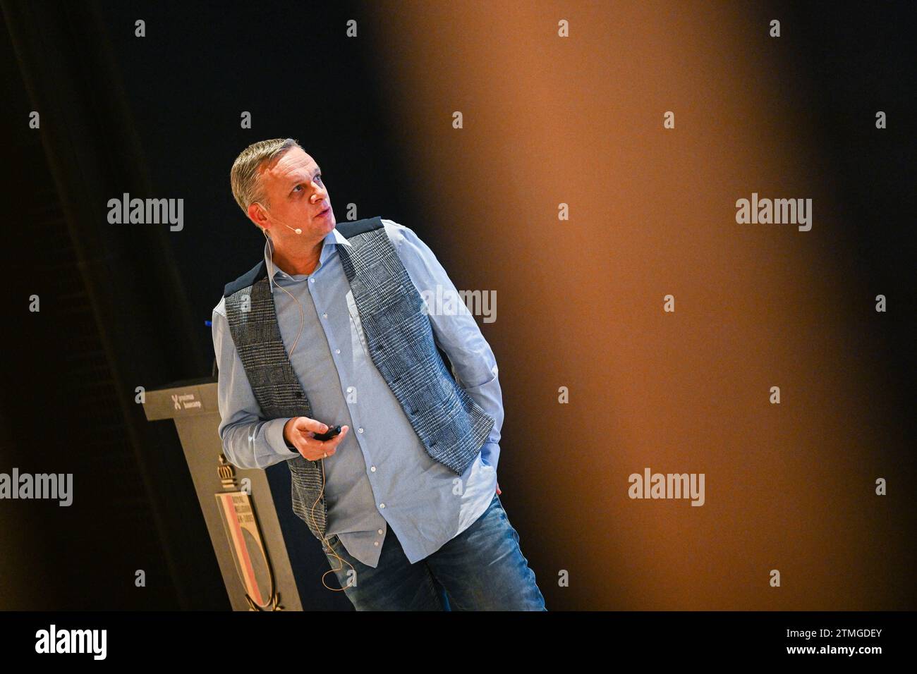 Tubize, Belgium. 20th Dec, 2023. Hoofd Jeugdopleiding R.Antwerp FC ...