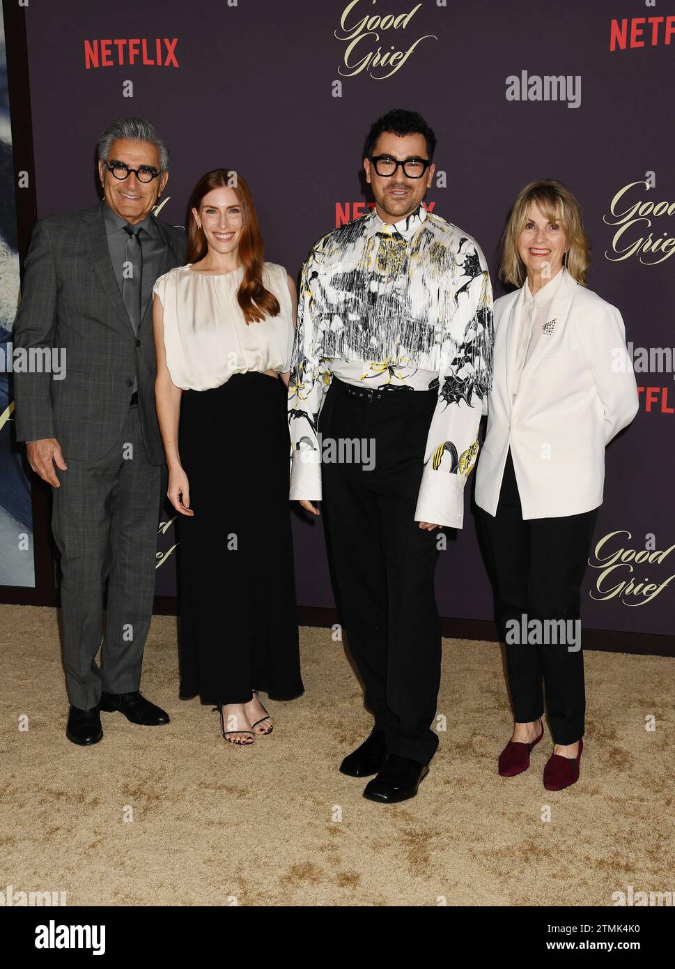 Los Angeles, California, USA. 19th Dec, 2023. (L-R) Eugene Levy, Sarah ...