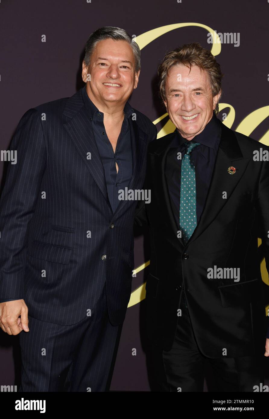 Los Angeles, California, USA. 19th Dec, 2023. (L-R) Ted Sarandos, Co ...