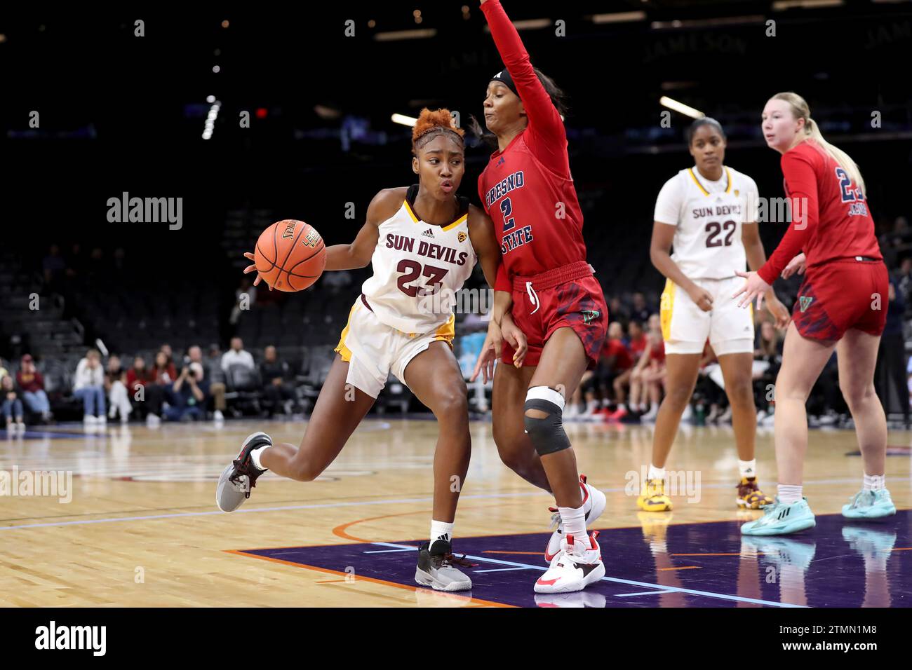 PHOENIX, AZ - DECEMBER 20: Fresno State Bulldogs guard Keely Brown #2 ...