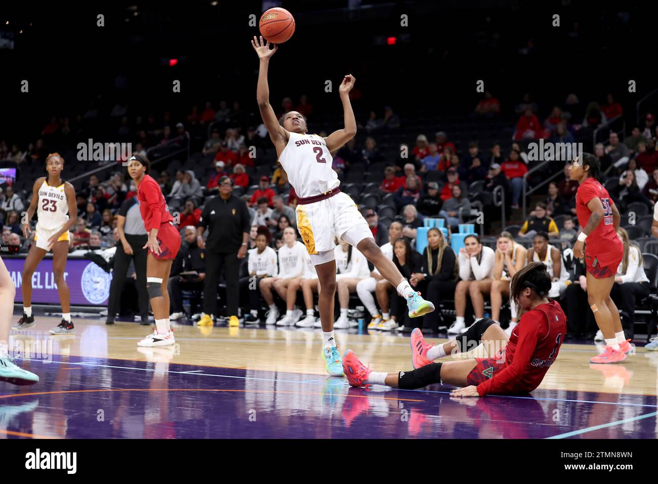 PHOENIX, AZ - DECEMBER 20: Arizona State Sun Devils guard Jaddan ...