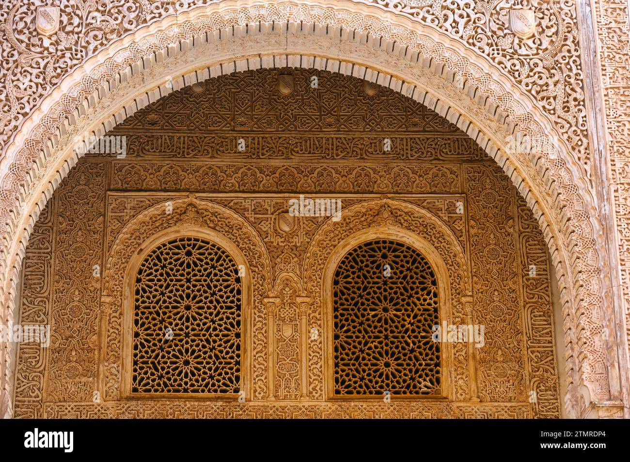 Architecture Alhambra Palace and Fortress Complex, Granada, Spain Stock ...