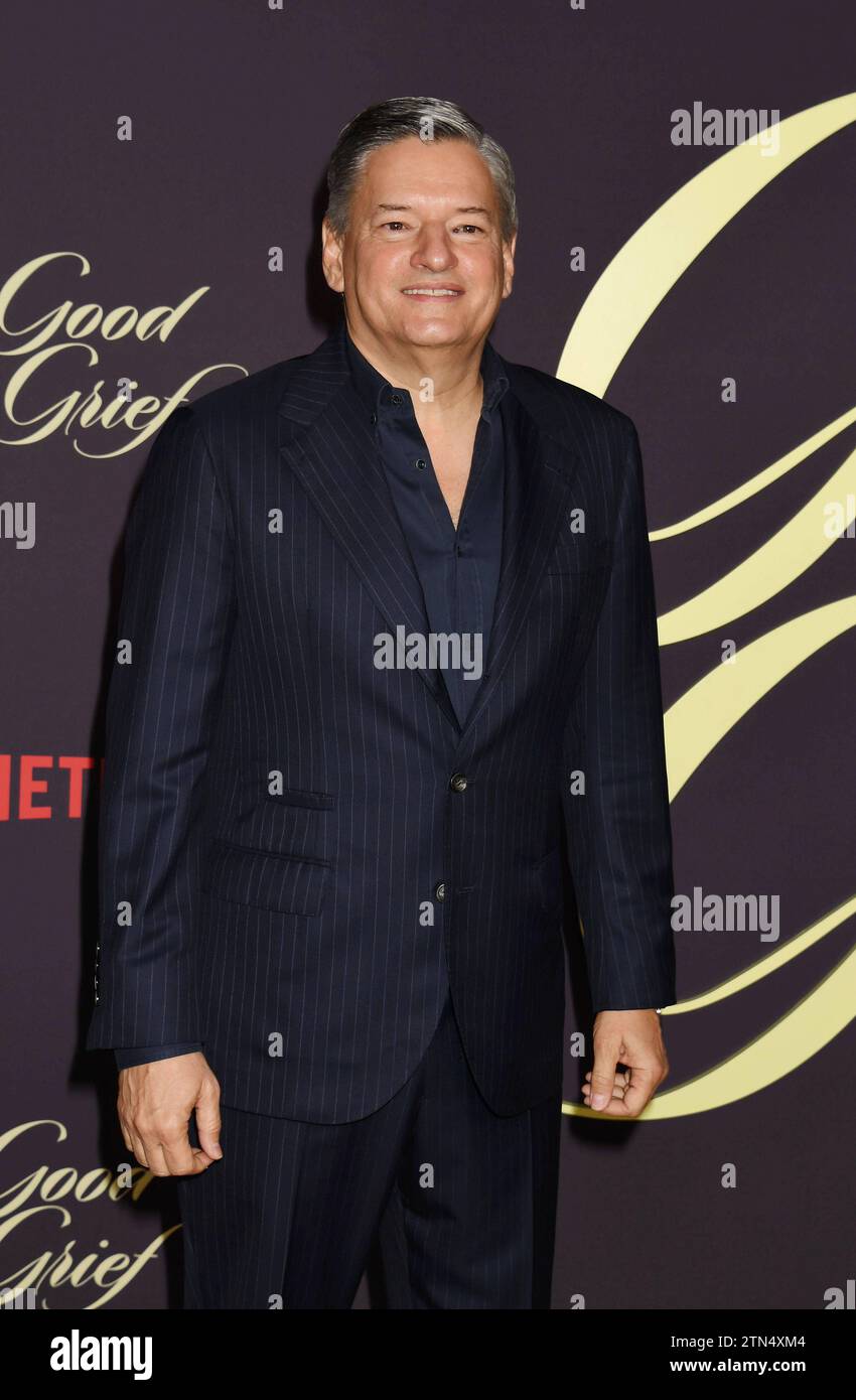 LOS ANGELES, CALIFORNIA - DECEMBER 19: Ted Sarandos, Co-CEO of Netflix ...