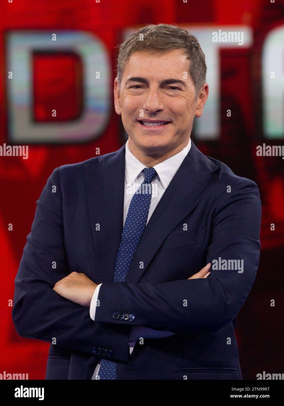 Rome, Italy. 20th Dec, 2023. Roma, studi Rai ex Dear, trasmissione tv ...