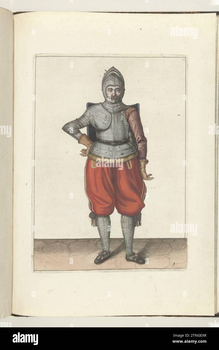 The exercise with the Targe and Rapier: the soldier at rest with the ...