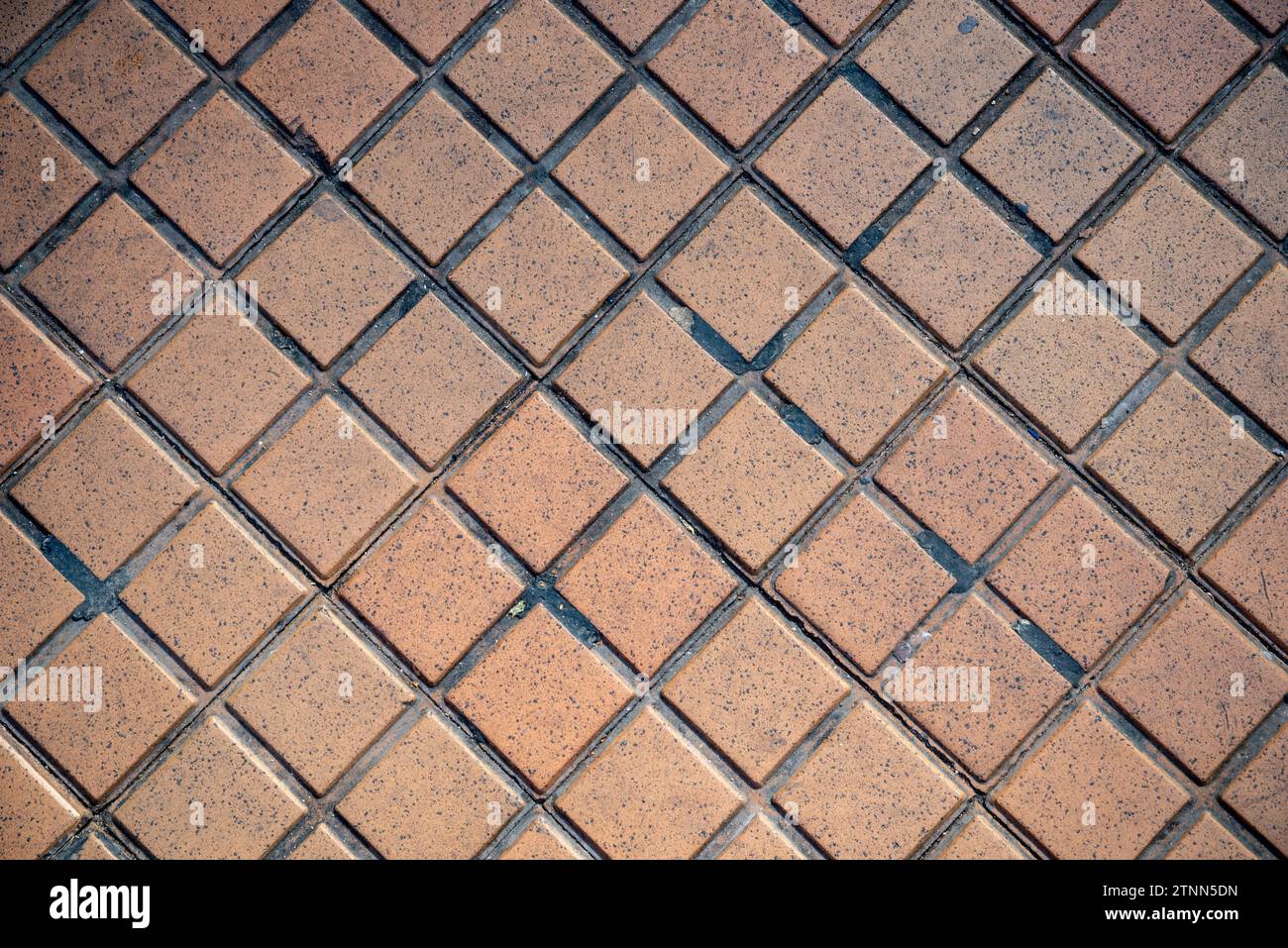 Floor square block tiles and terrazzo cross lines background Stock ...
