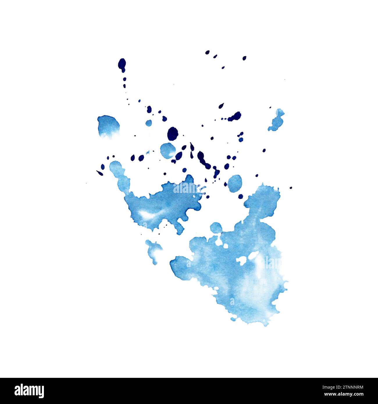 Blue paint splatter hi-res stock photography and images - Alamy