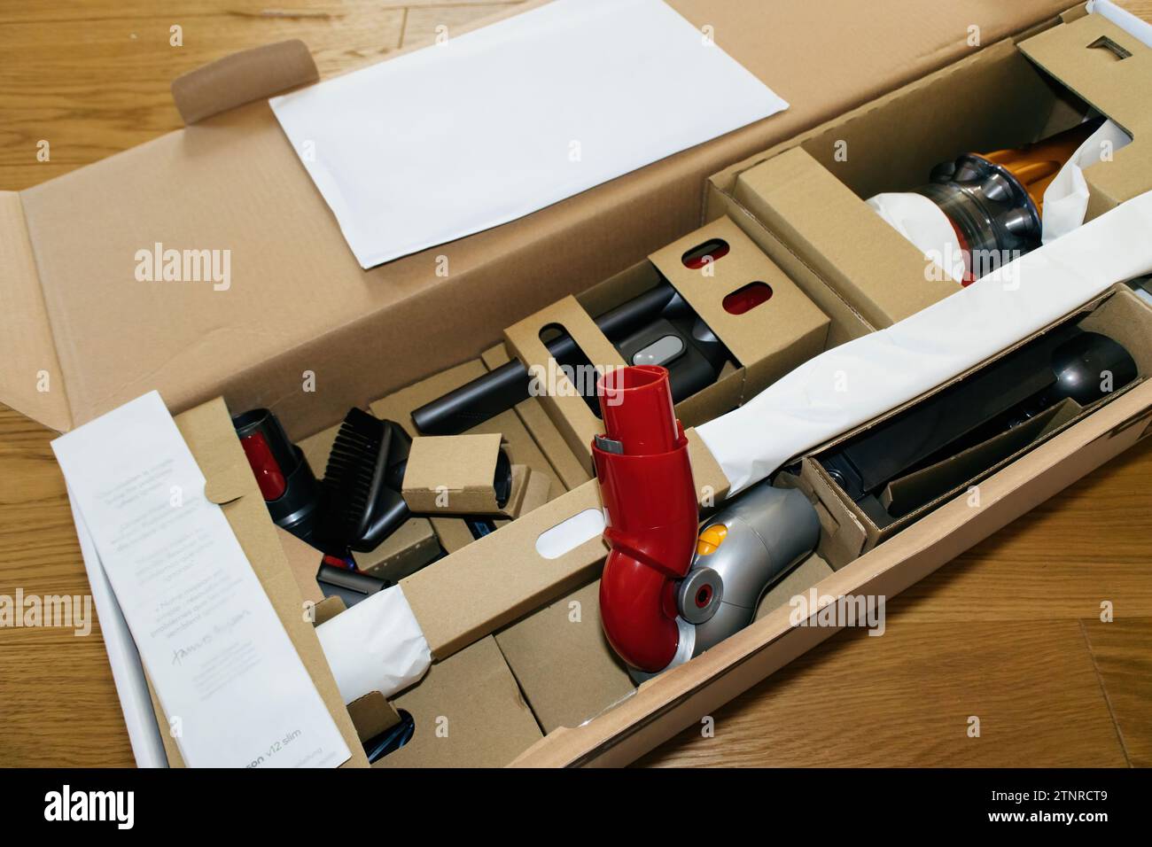 Paris, France - Jul 4, 2022:The new Up-Top adaptor for Dyson V12 Detect ...