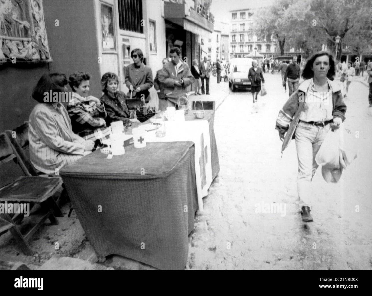 A Petition table at the 1993 Banderita festival in Toledo. Credit ...