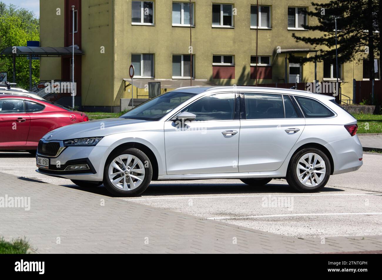 HAVIROV, CZECH REPUBLIC - MAY 11, 2023: Skoda Octavia Combi estate car ...