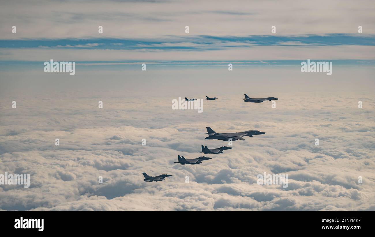 U.S. F-16s, assigned to the 80th Fighter Squadron, 8th Fighter Wing ...