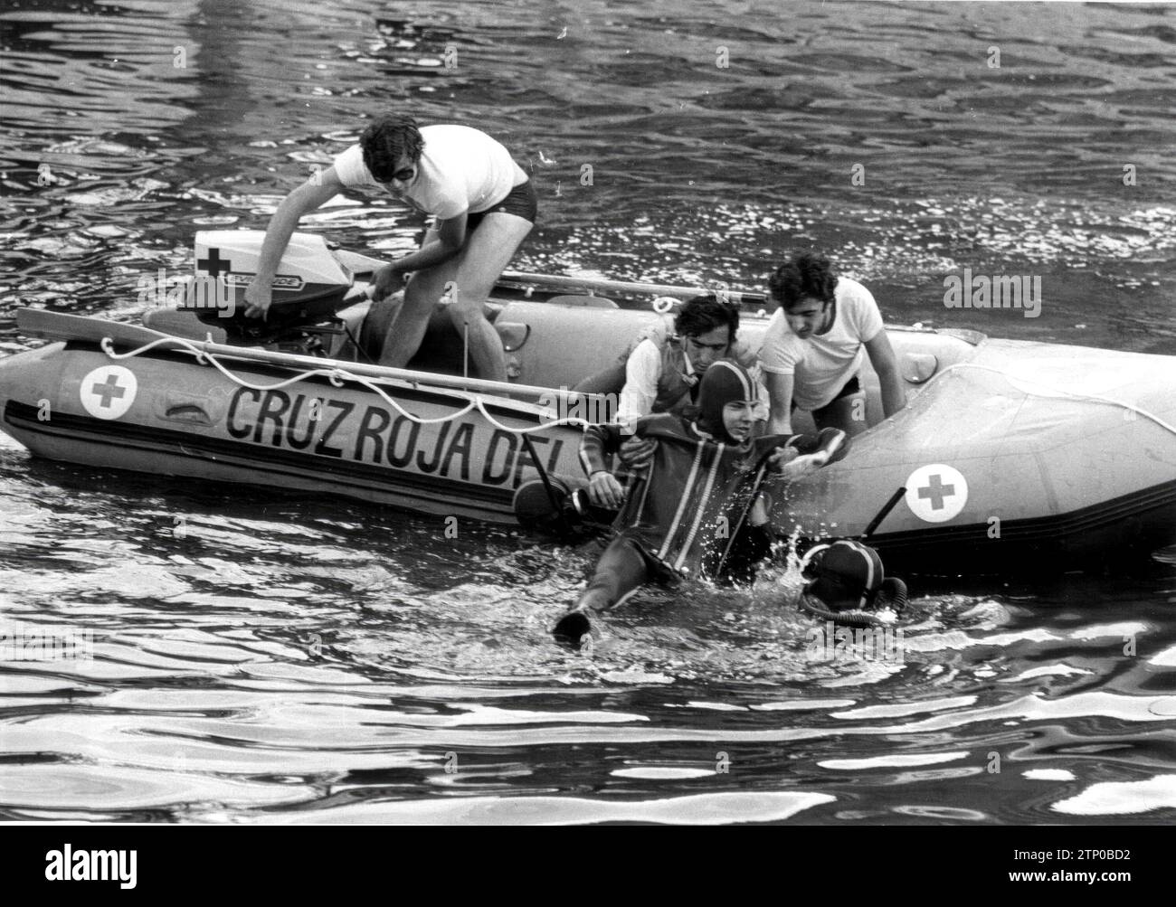 05/05/1975. General rehearsal of first aid and emergencies of the ...