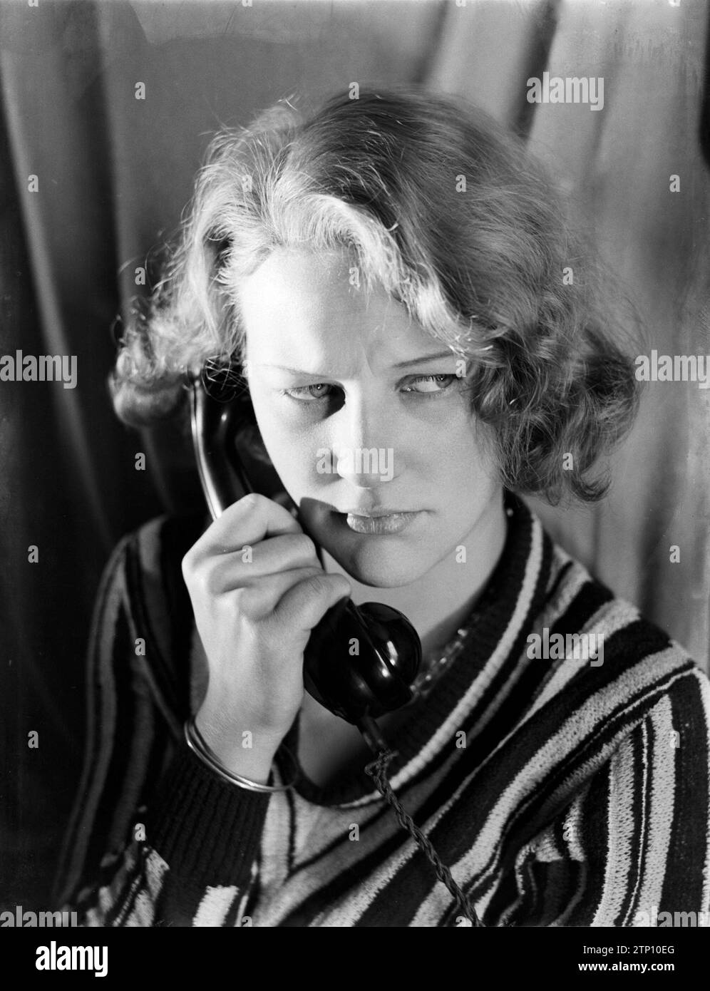 1930s telephone use hi-res stock photography and images - Alamy