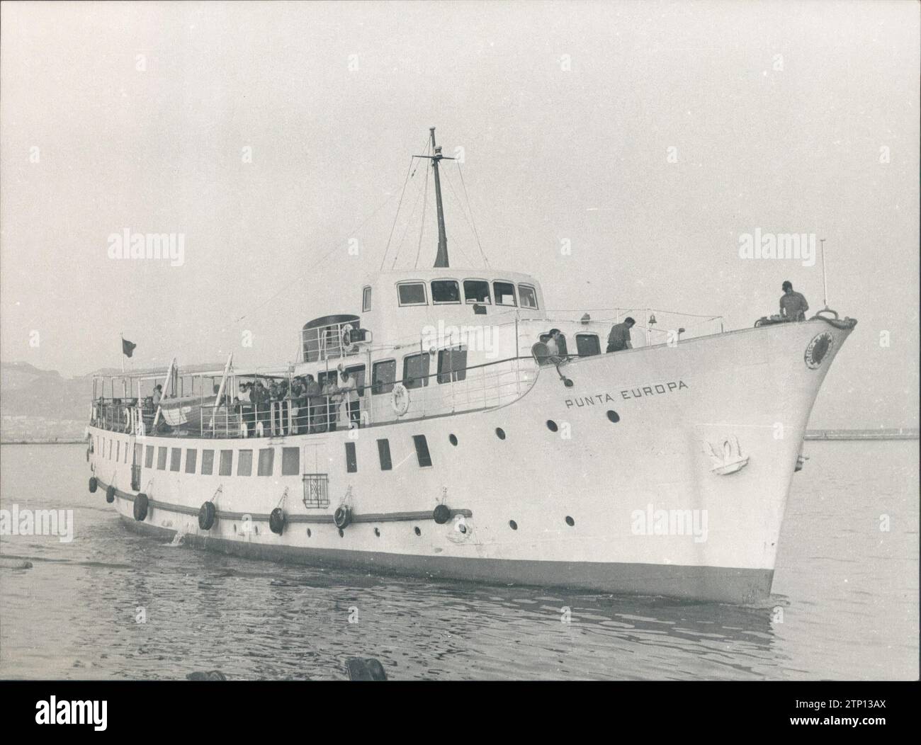 09/09/1969. The last ferry that linked Algeciras with the Rock of ...