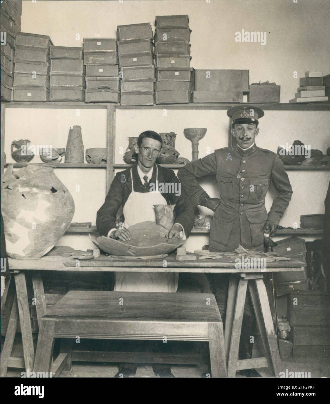 09/17/1919. Soria. Inauguration of the Numantino museum. HM the King (A ...