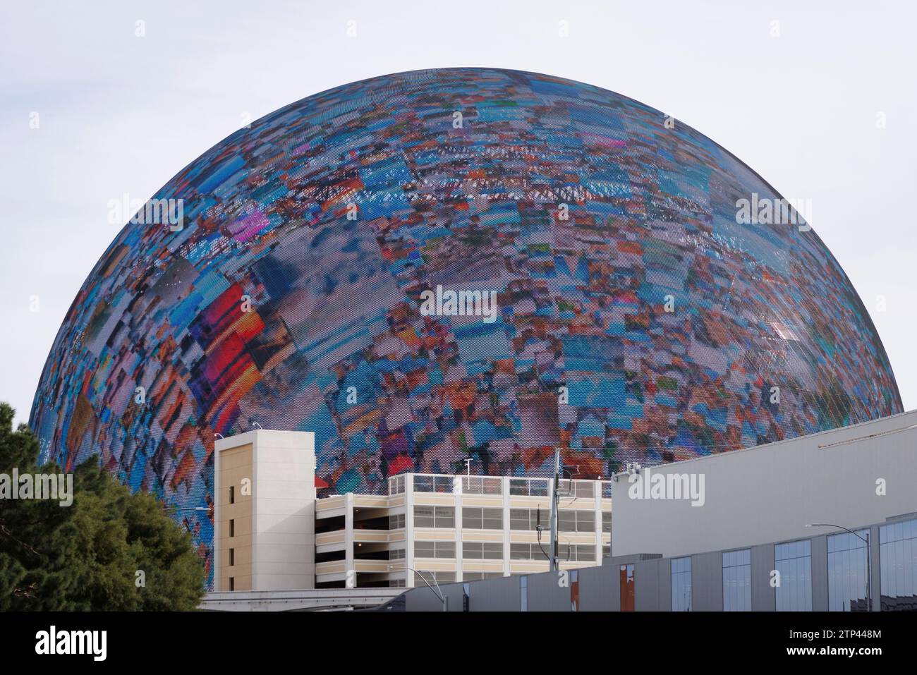 General view of The Sphere at Las Vegas, Nevada, United States. Image ...