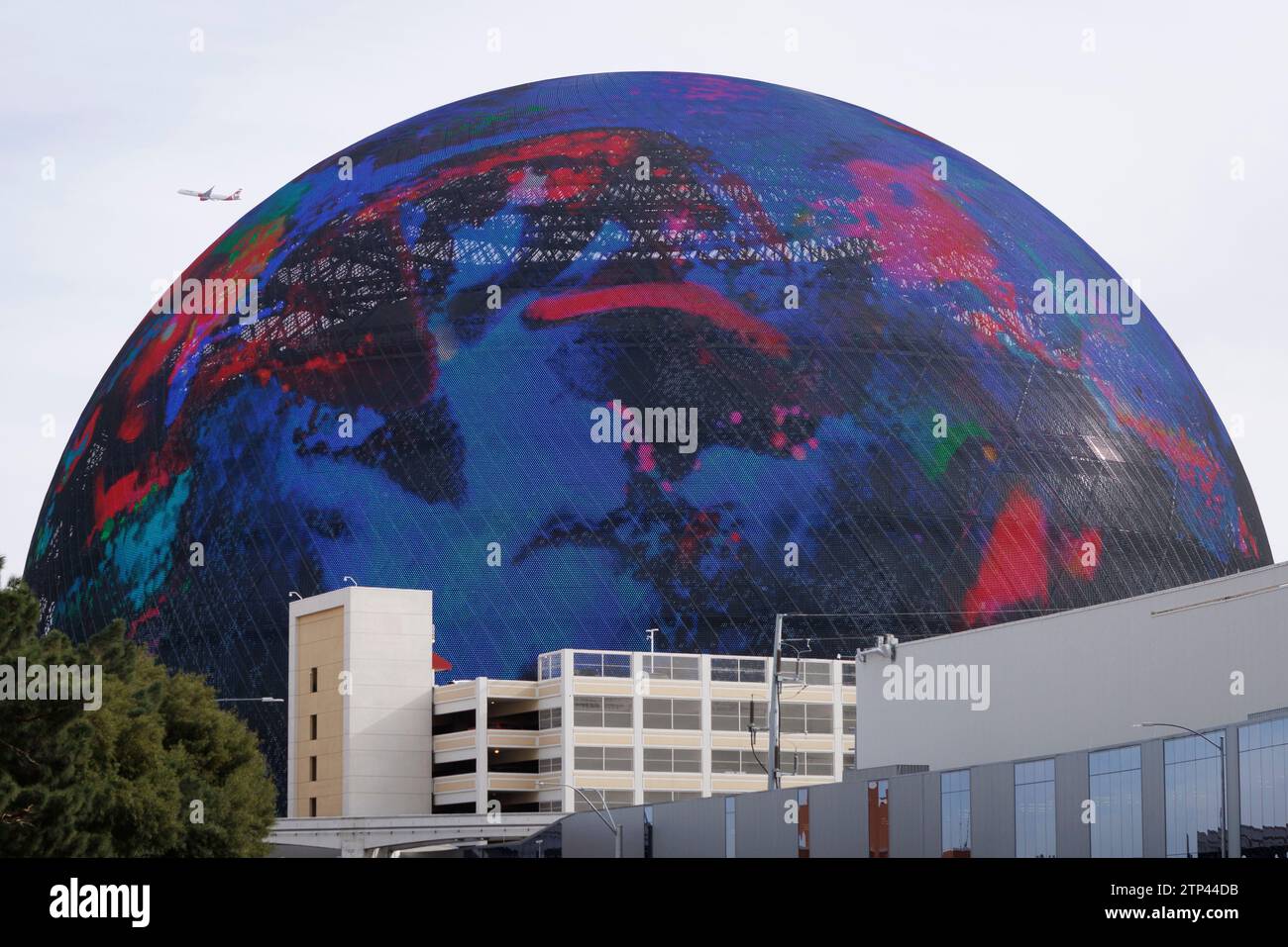 General view of The Sphere at Las Vegas, Nevada, United States. Image ...