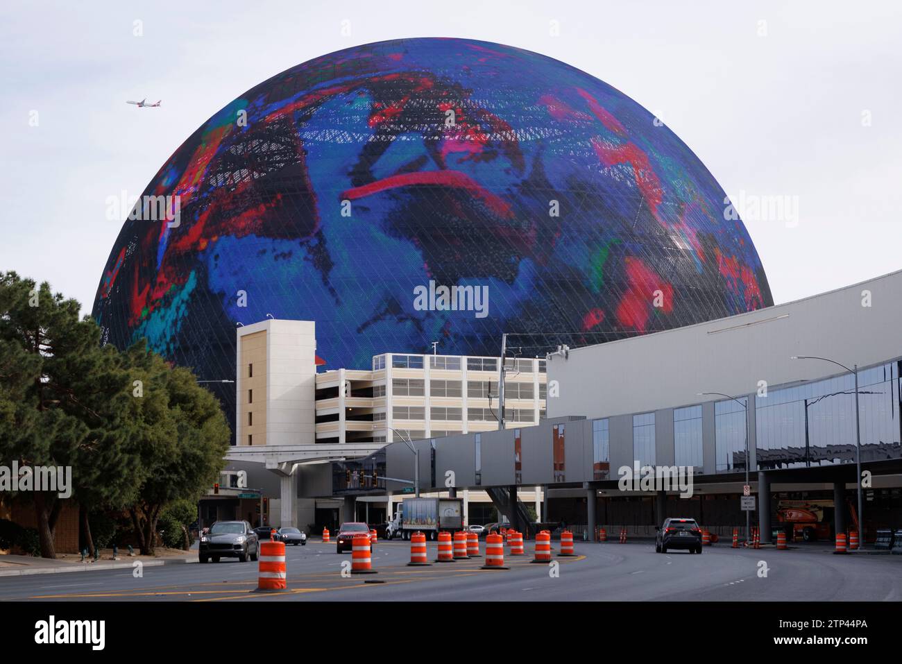 General view of The Sphere at Las Vegas, Nevada, United States. Image ...