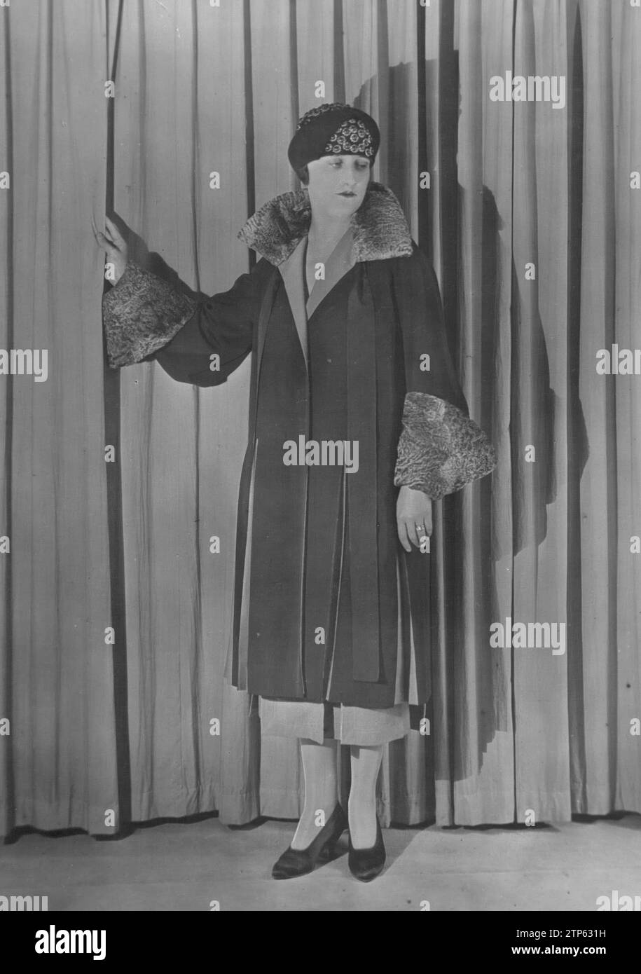 In the Image, coat from 1924 Lanvin design. Credit: Album / Archivo ABC ...