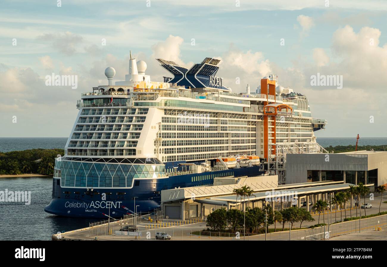 Celebrity Ascent Before Maiden Voyage Stock Photo - Alamy