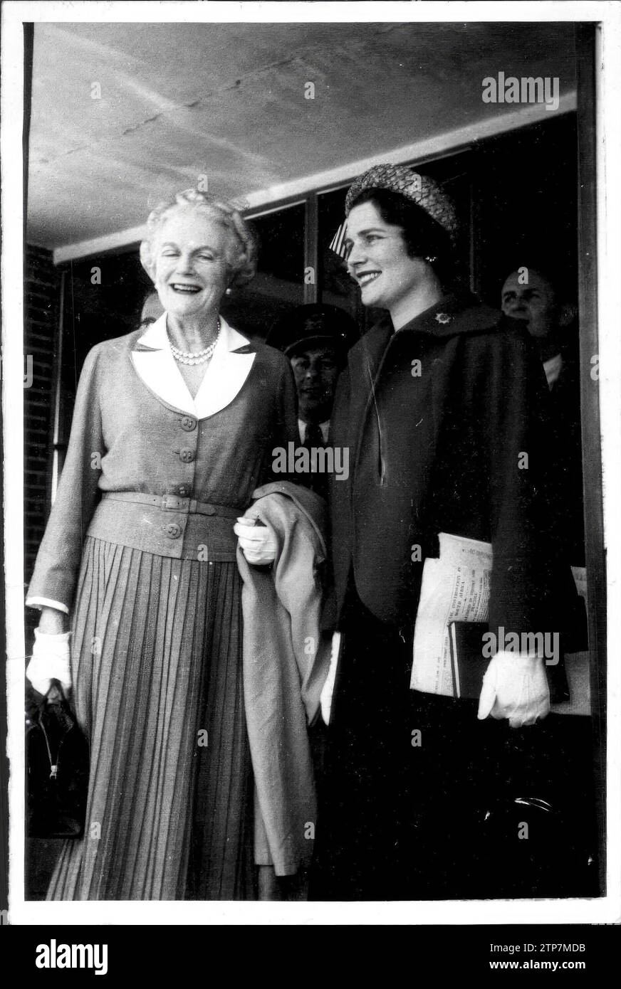 06/02/1950. Churchill's wife and daughter, Mrs. Clementina Hozier and ...