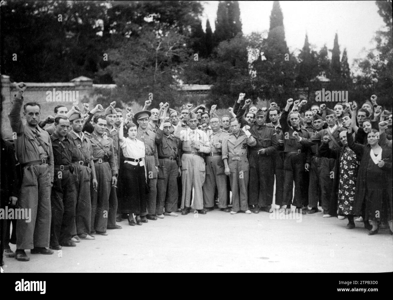 08/31/1936. Representatives of the Popular Front Parties presiding over ...
