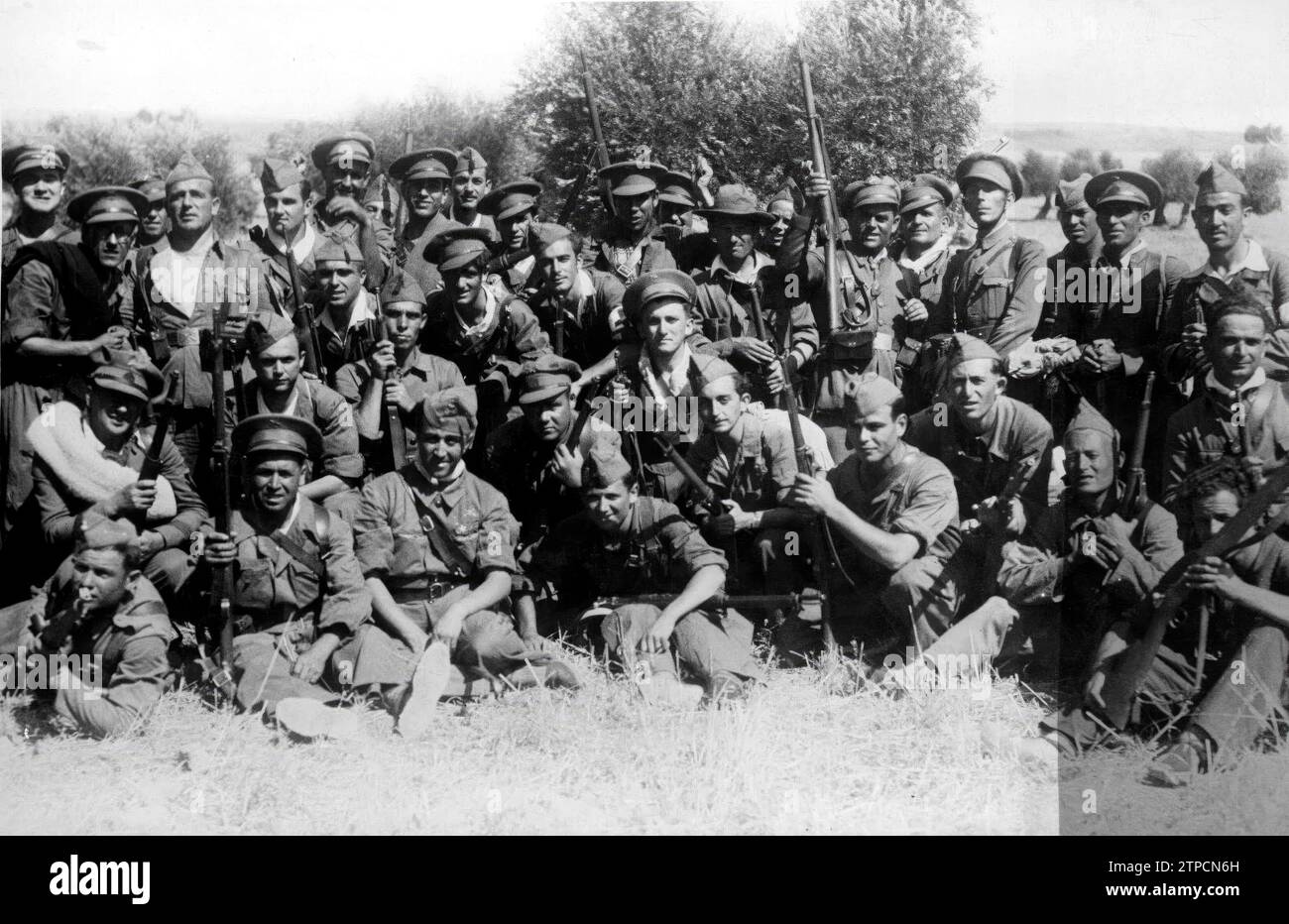 08/31/1936. Group of Carabineros from Alicante and Cartagena who fight ...