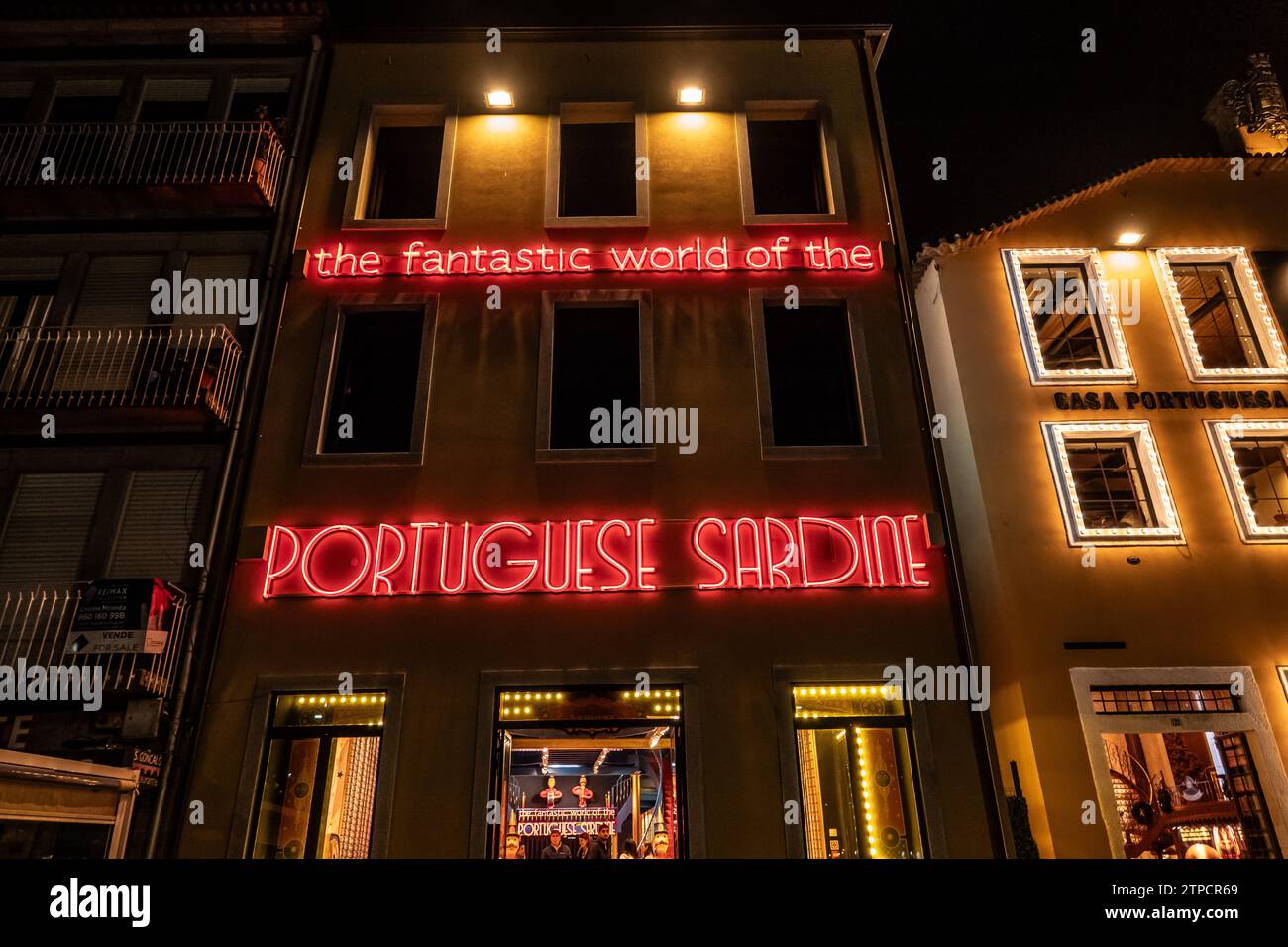 Portuguese Sardine Store in Porto Stock Photo - Alamy