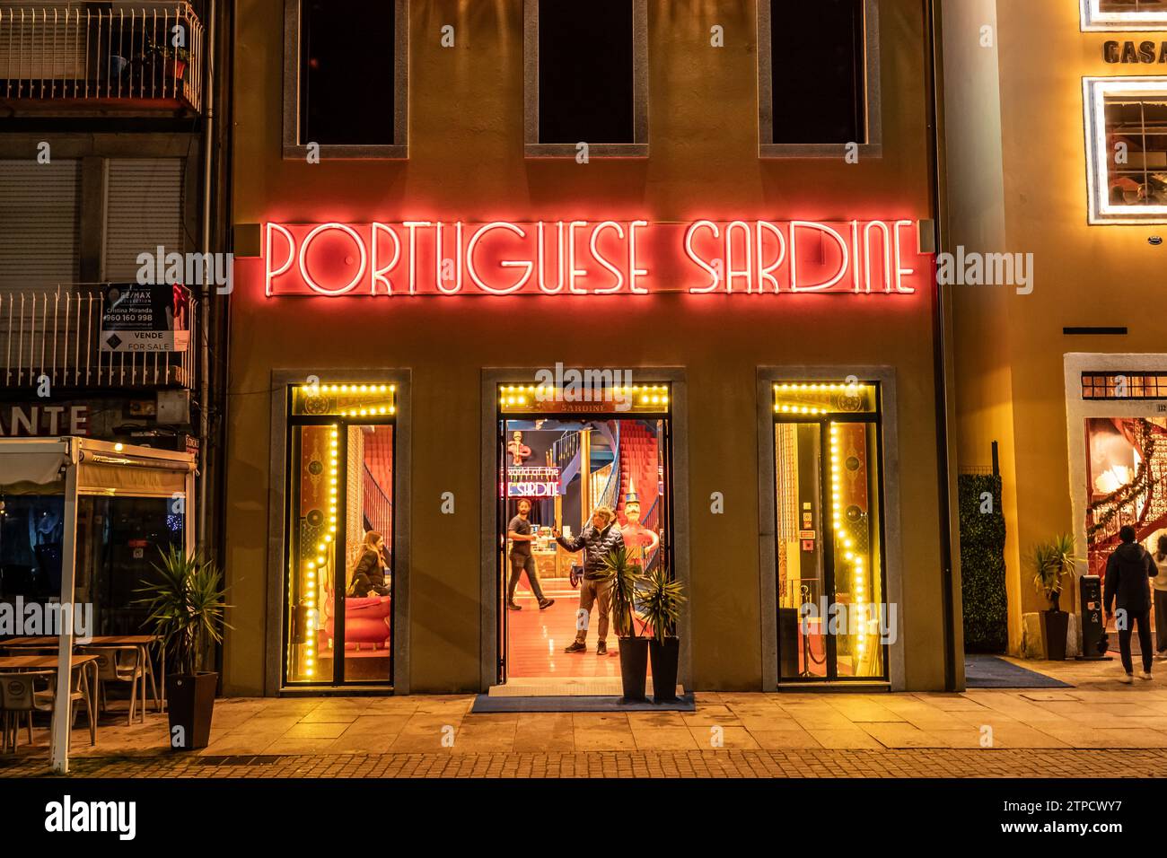 Portuguese Sardine Store in Porto Stock Photo - Alamy