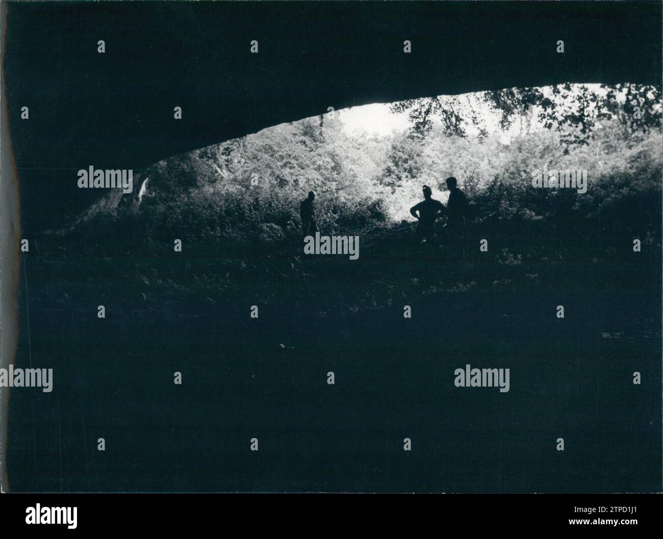 12/31/1957. Sotoscueva, Burgos. Caving in the Eye Guareña Caves Located ...