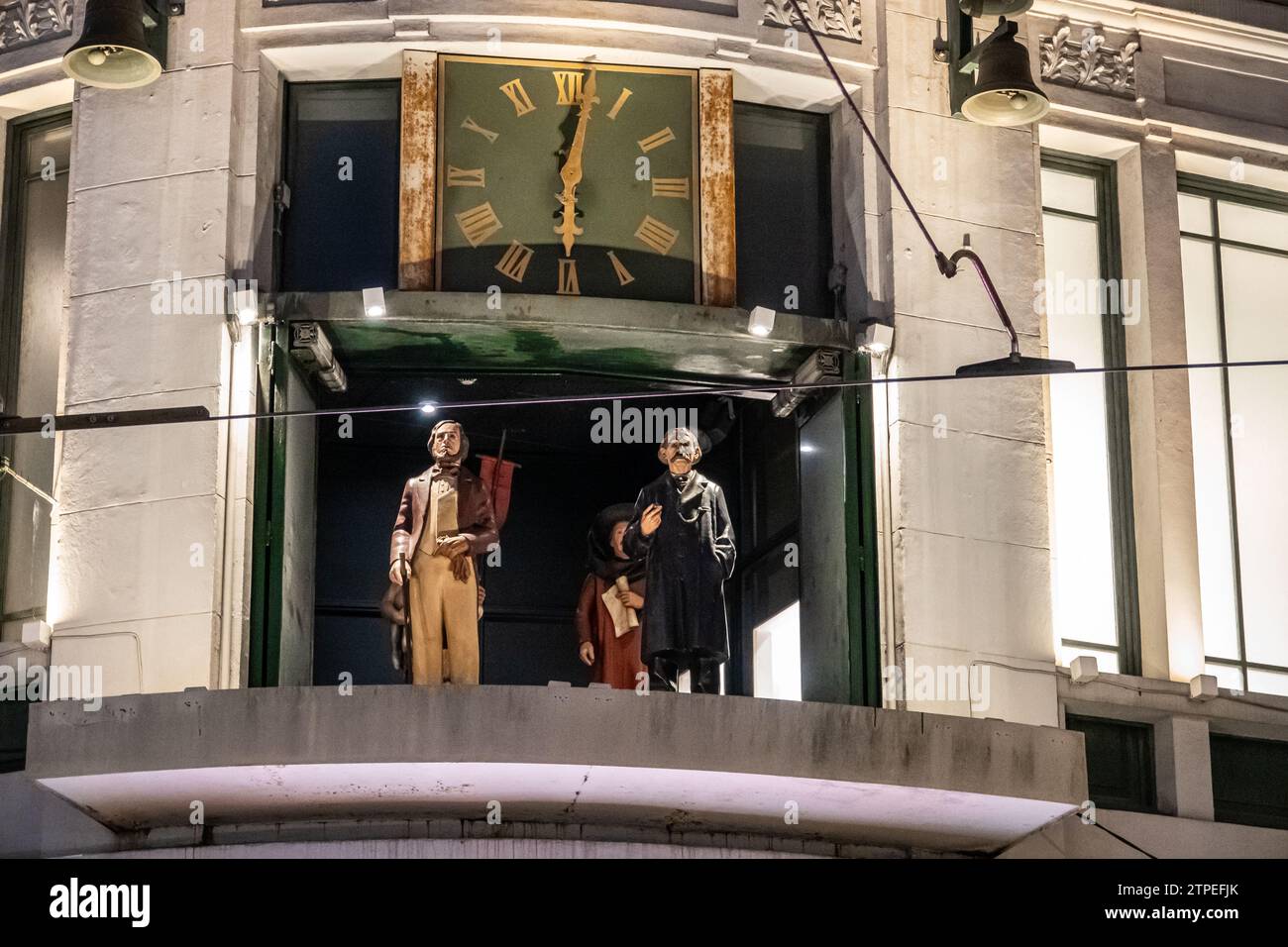 Palladium Clock Galleries in Porto Stock Photo - Alamy