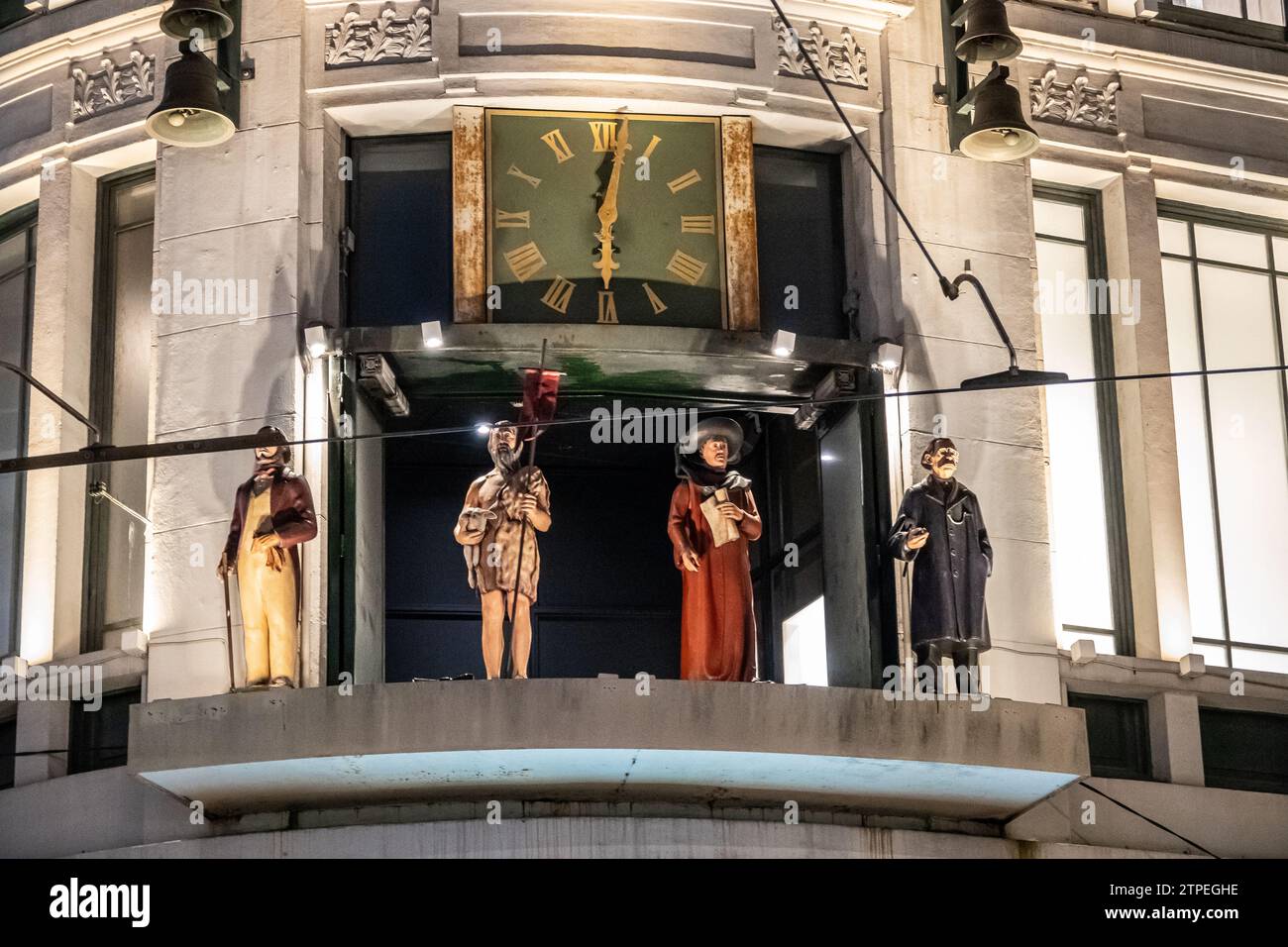 Palladium Clock Galleries in Porto Stock Photo - Alamy