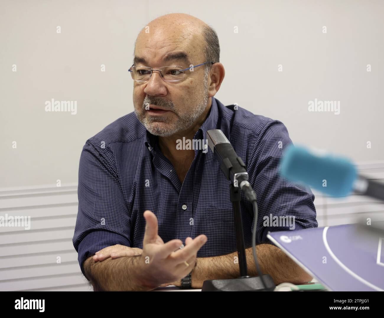 Madrid, 02/14/2023. Interview with journalist Ángel Expósito. Photo ...