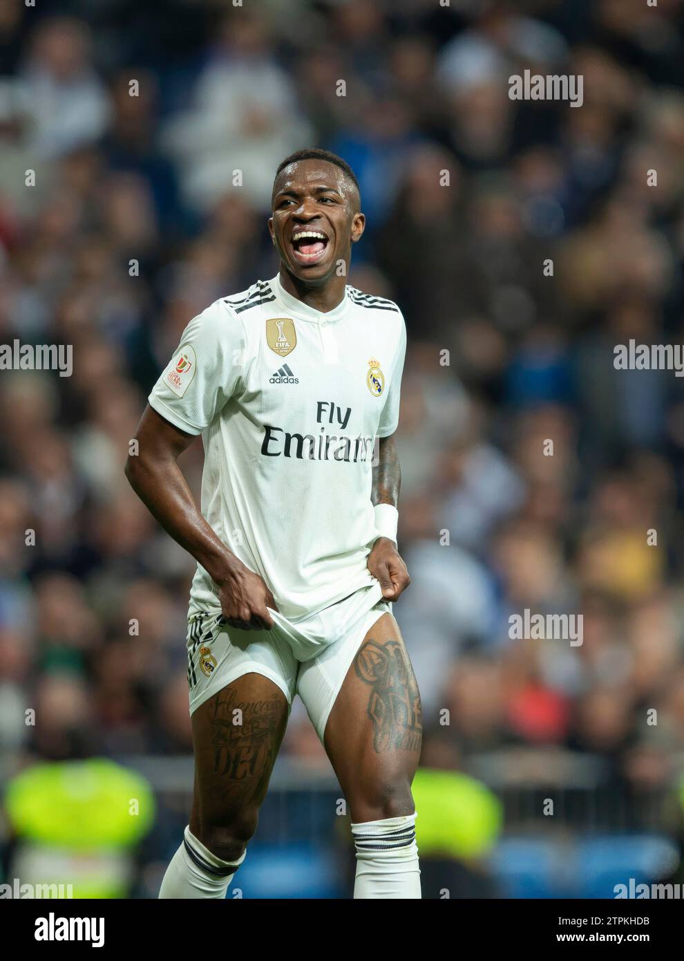 Madrid, 02/27/2019. Second leg of the Copa del Rey semi-finals, played at the Santiago Bernabéu ...