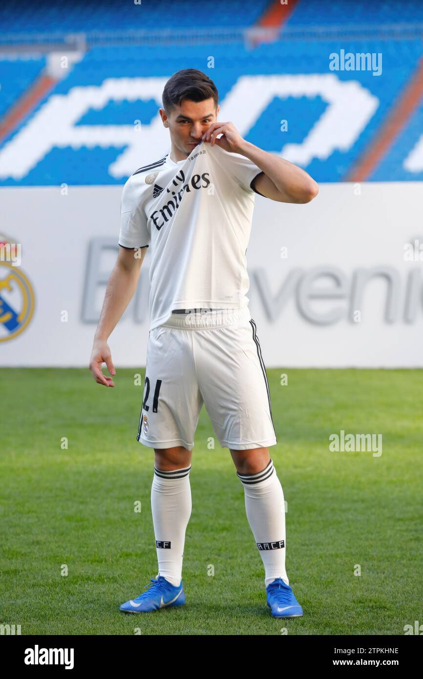 Madrid, 01/07/2019. Official presentation of Brahim Díaz as a new Real ...